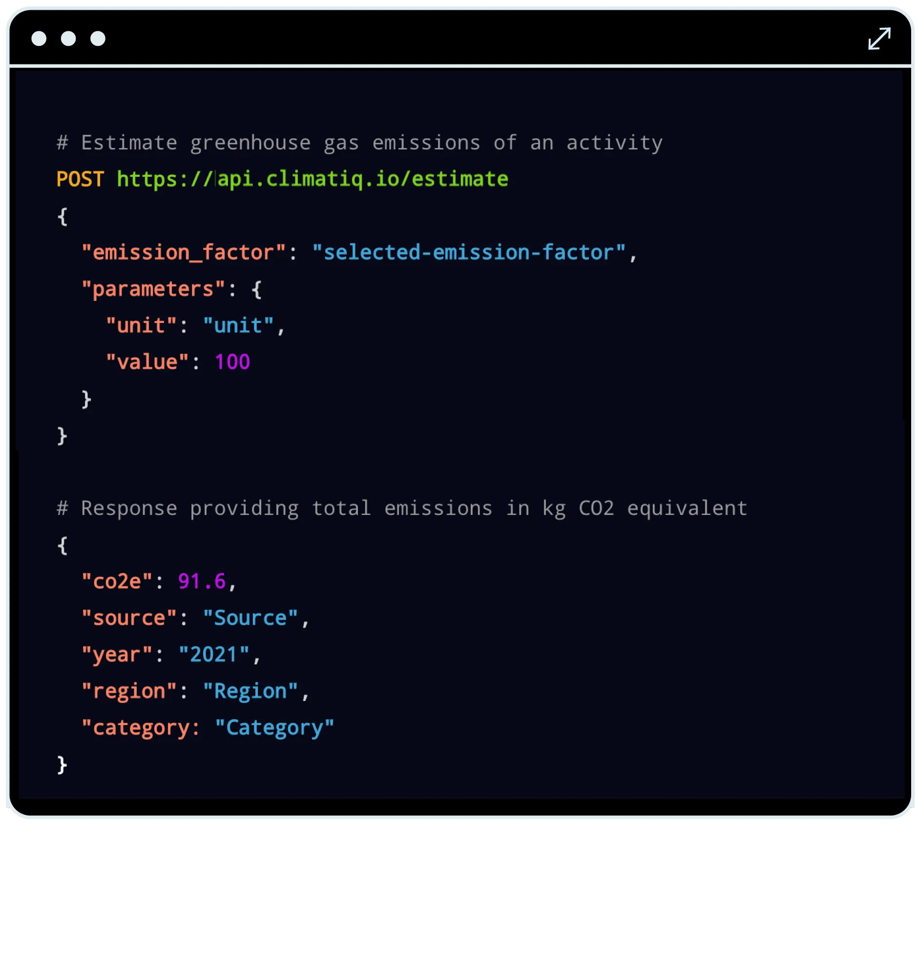 ecoinvent Emission Factors | Carbon Footprint API | Climatiq